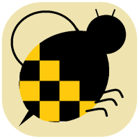 Checkered Bee – by Sydnee & Gizmo